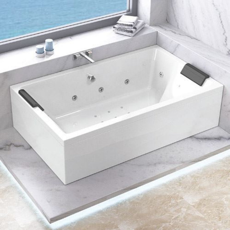 Kubix Prime Combi System Whirlpool BathTub |KUBIXPM180CX