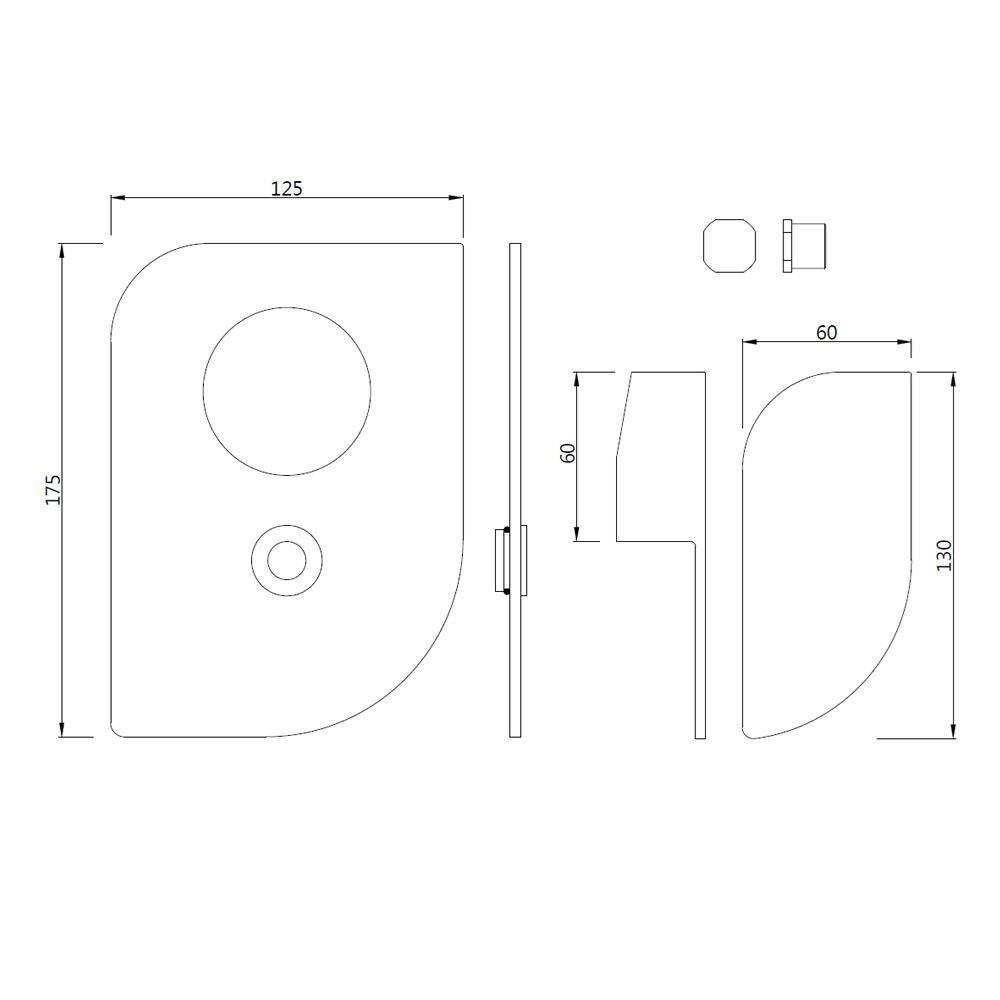 Alive 3 Inlet Divertor - Exposed Parts Kit for ALD-193
