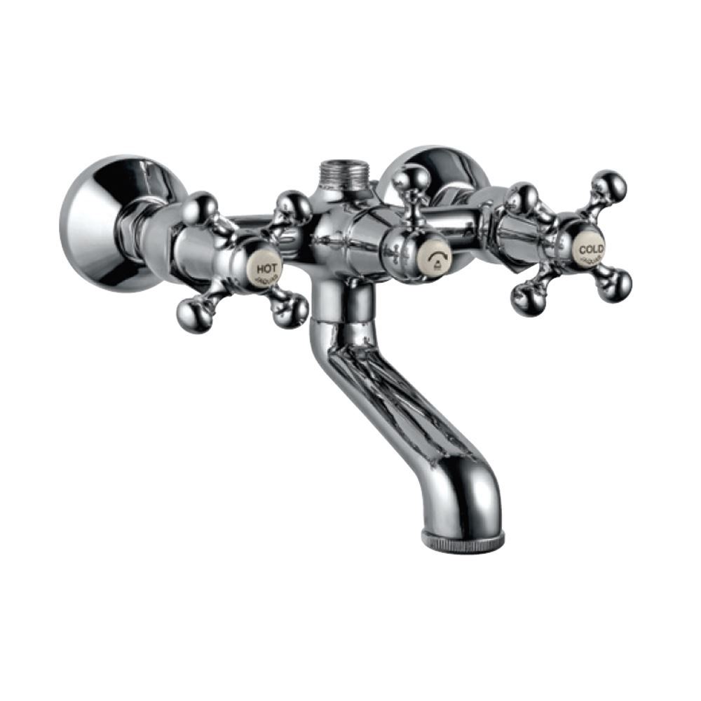 Queen's Wall Mixer | Spout + Telephonic Shower Prov.