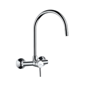 Lyric-Wall Mounted Single Lever Kitchen Sink Water Mixer