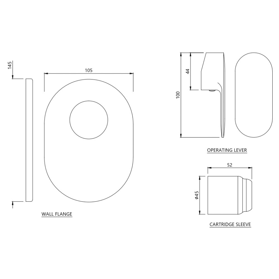 Opal Prime Chrome Deusch Overhead Shower Hot-Cold Mixer
