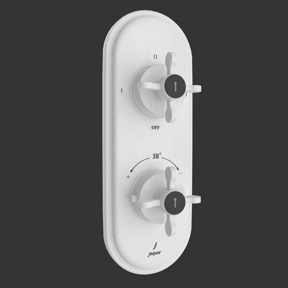 Thermostatic Shower Mixer with 3-way Diverter | JAQUAR