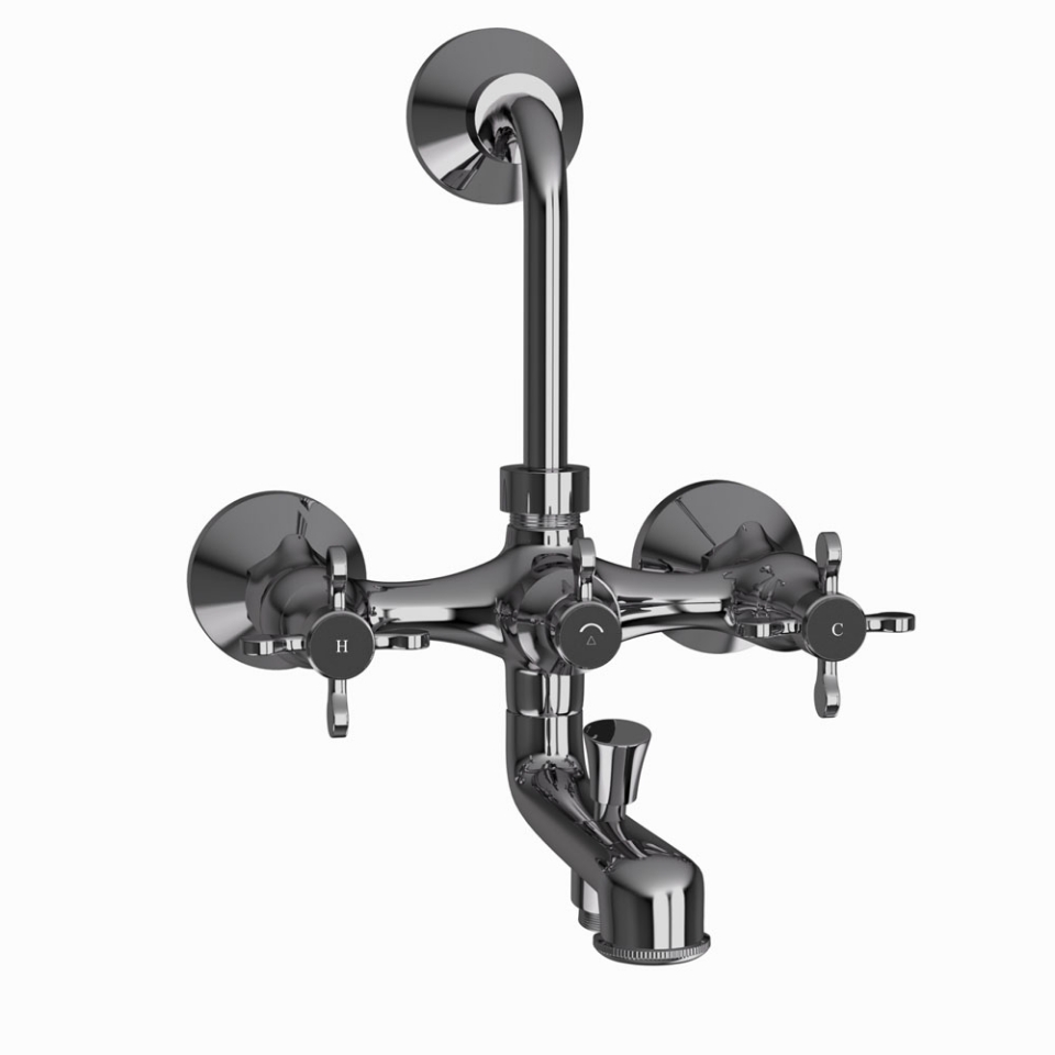 Wall Mixer 3-in-1 System with Wall Flange | JAQUAR