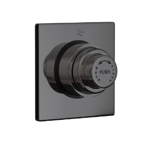Metropole Flush Valve Dual Flow 40mm Size - Black Chrome | JAQUAR
