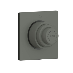 Metropole Flush Valve Dual Flow 40mm Size - Black Chrome | JAQUAR