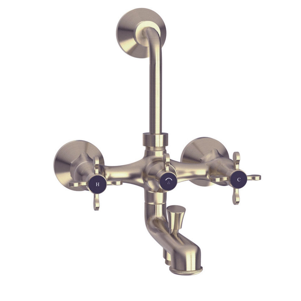 Wall Mixer 3-in-1 System with Wall Flange