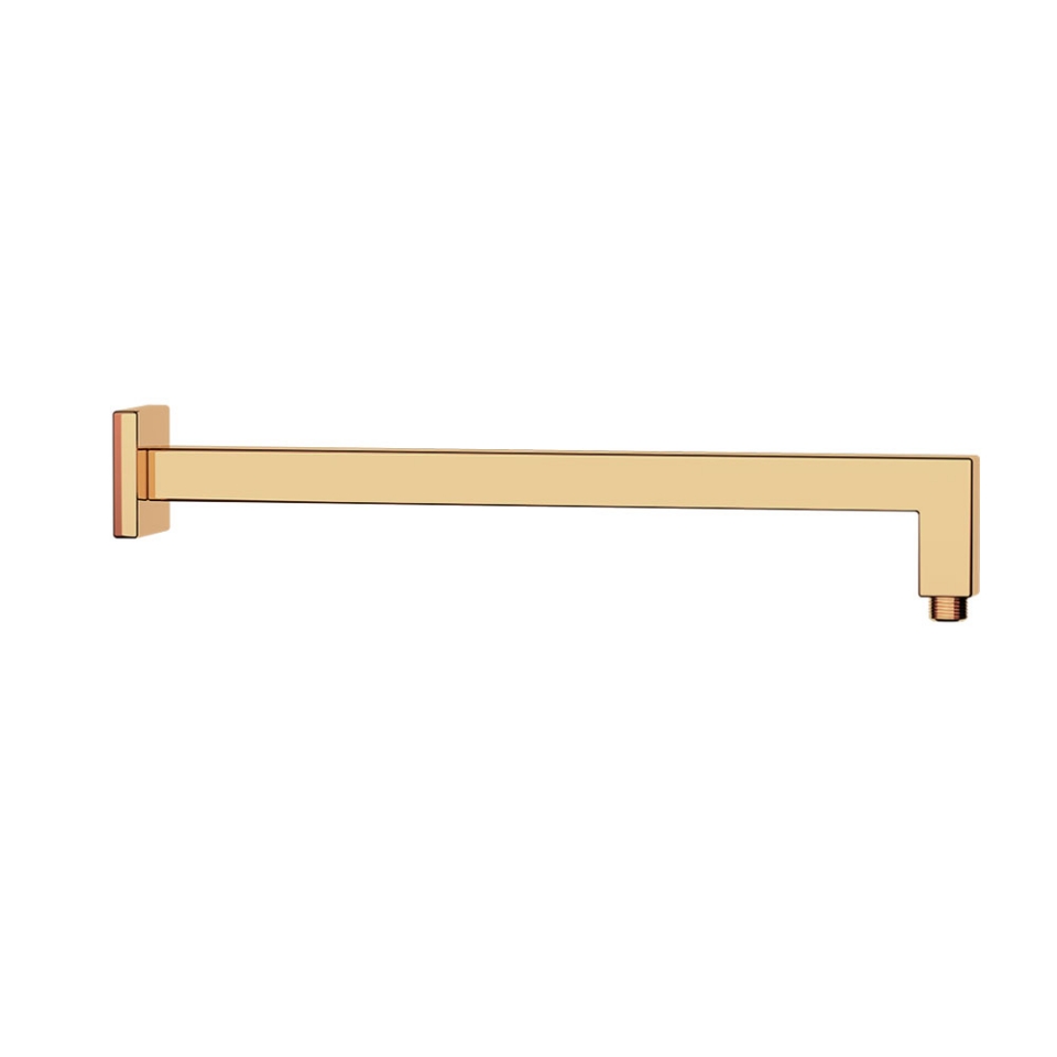 600mm Square Bended Shower Arm- For Wall fitting showers | JAQUAR