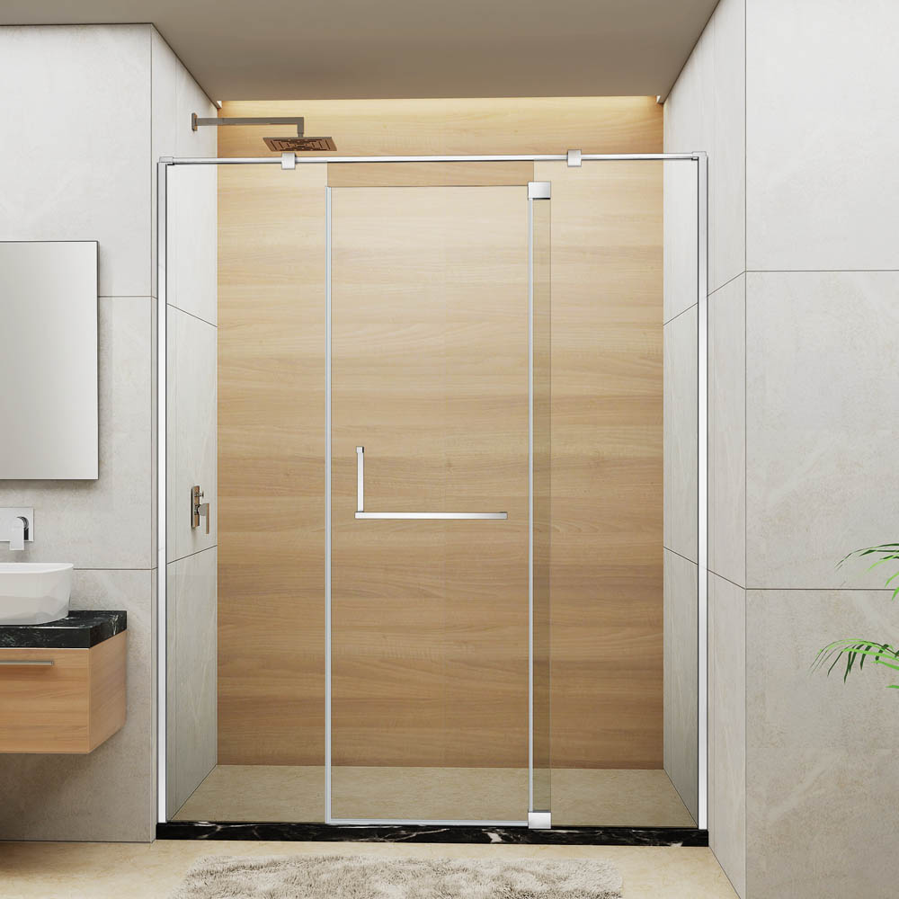 Stark Aura Wall To Wall 3 Glass Shower Enclosure 8mm Jaquar