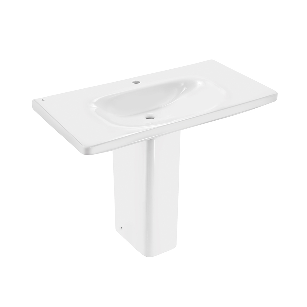 Wall Hung Basin with Full Pedestal | Jaquar