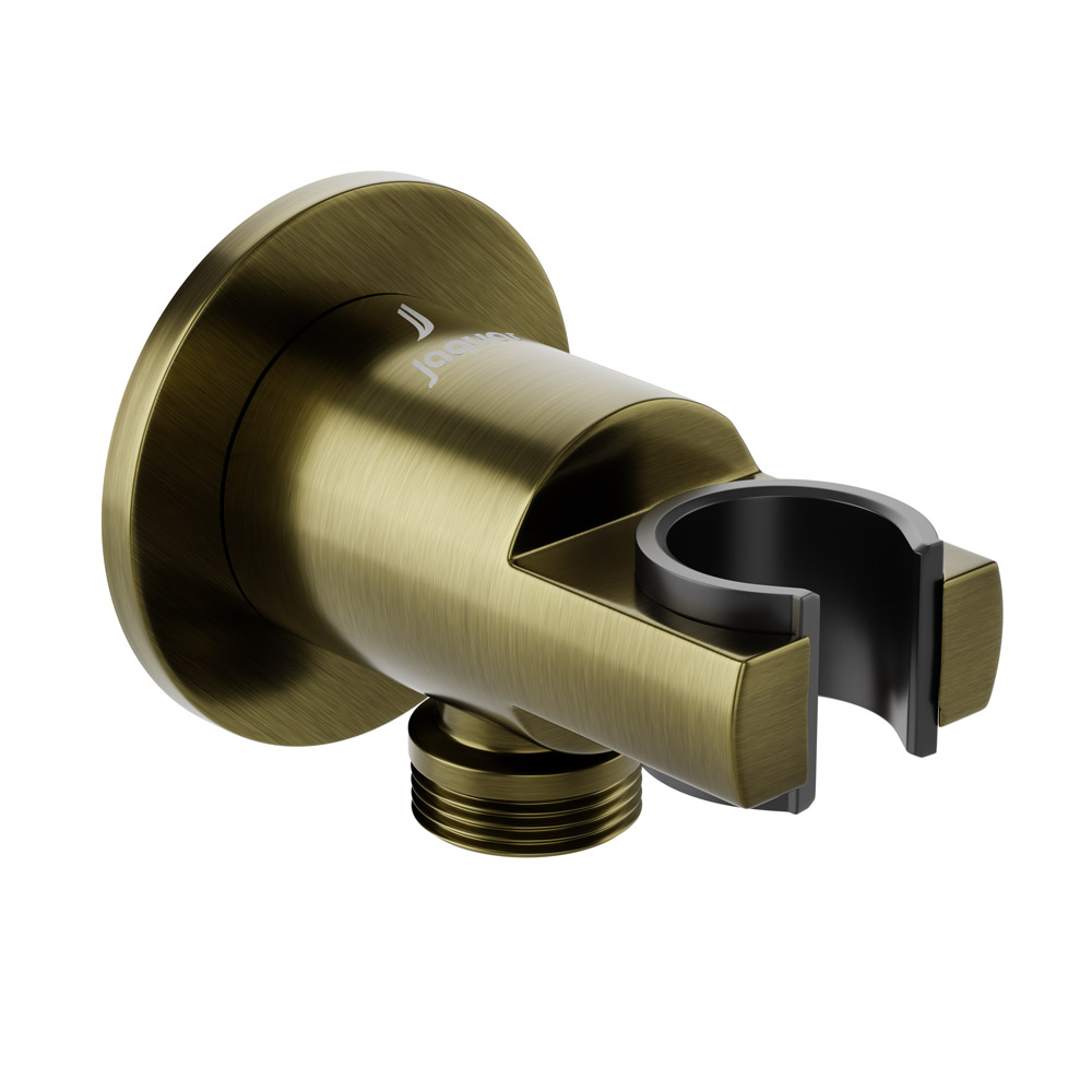 Round Hand Shower Connection Fitting with Shower Hook