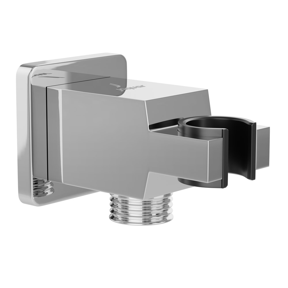 Square Hand Shower Connection Fitting with Shower Hook