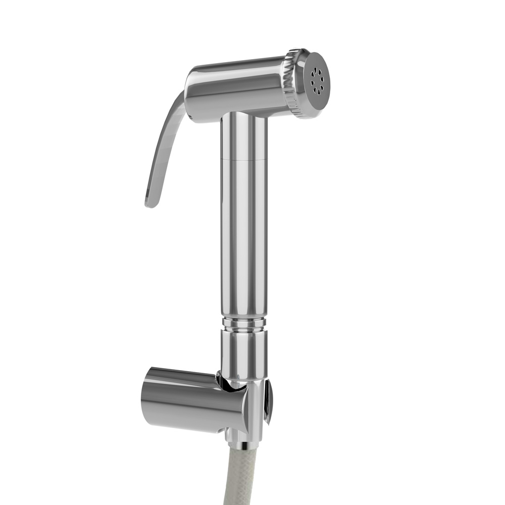 Chrome Finish Health Faucet | 1.2Mtr PVC Tube